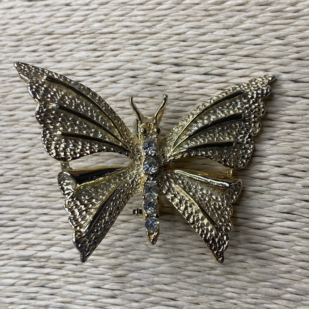 Vintage Signed Gerry’s Butterfly Brooch Pin - Gem